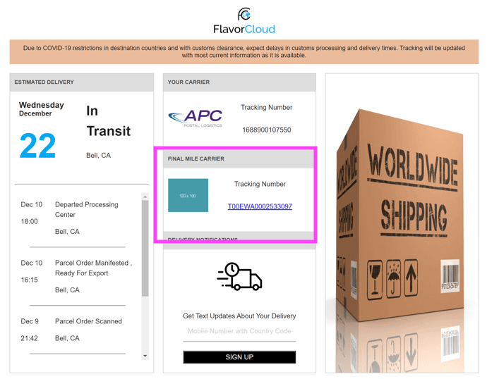 What Are Carrier Tracking Events And How Do I Read Them? - FlavorCloud